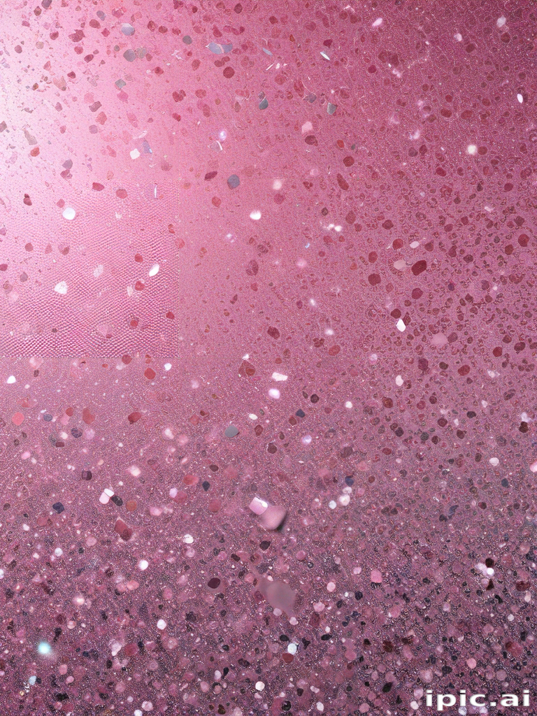 Sparkling Pink Glitter Background with Shimmering Particles and Soft Light
