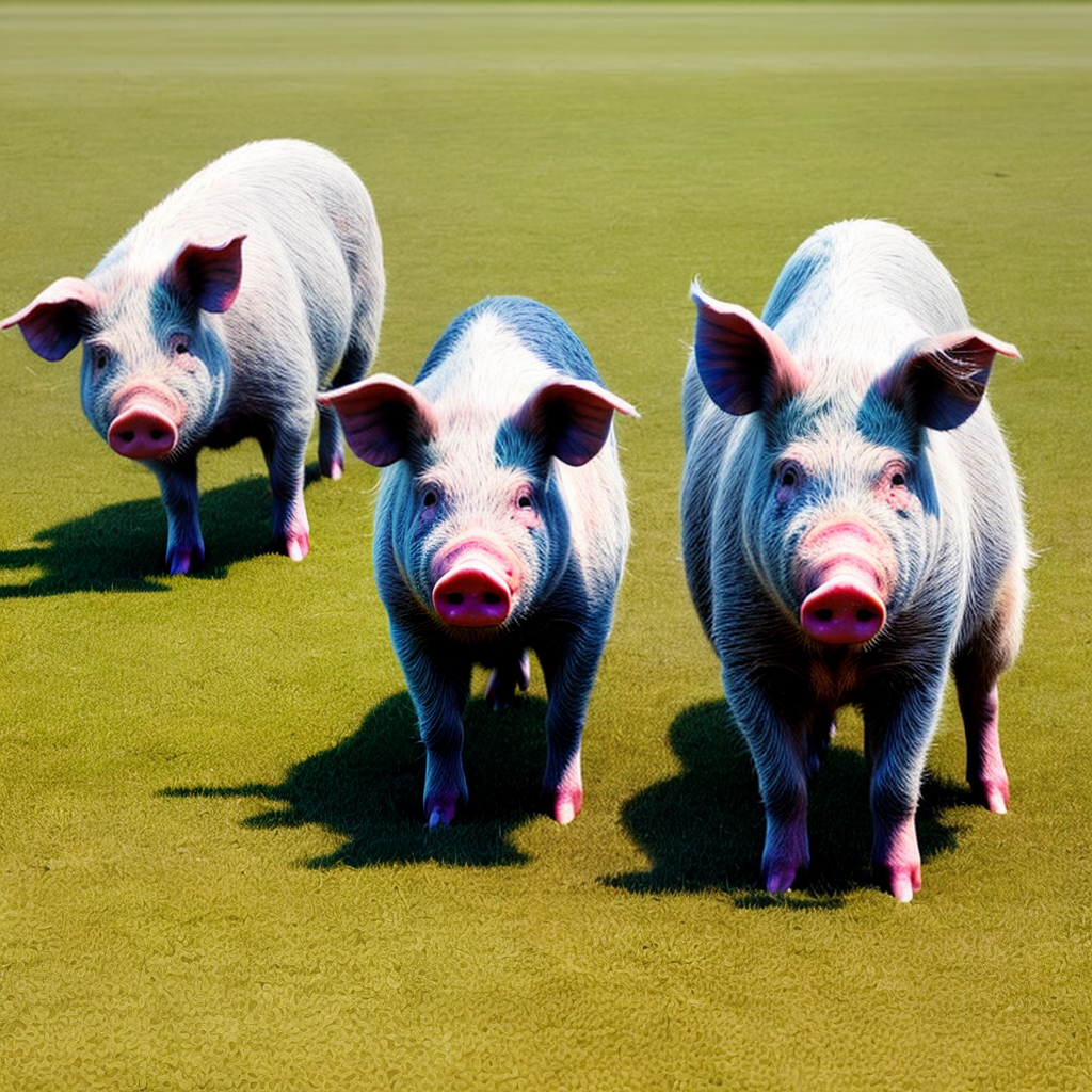 pigs are making love to each other