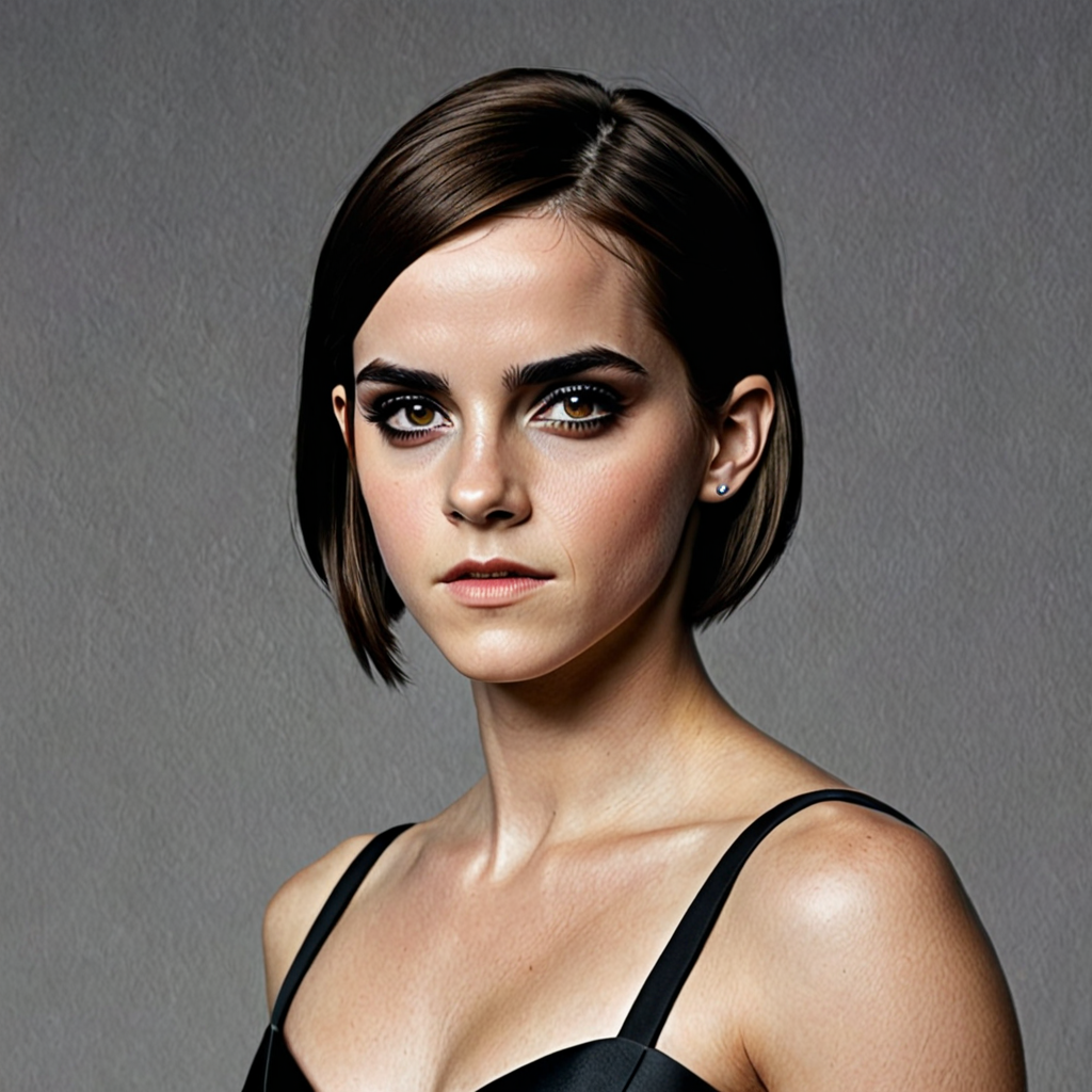 hyperrealistic 1Emma Watson, Æon Flux