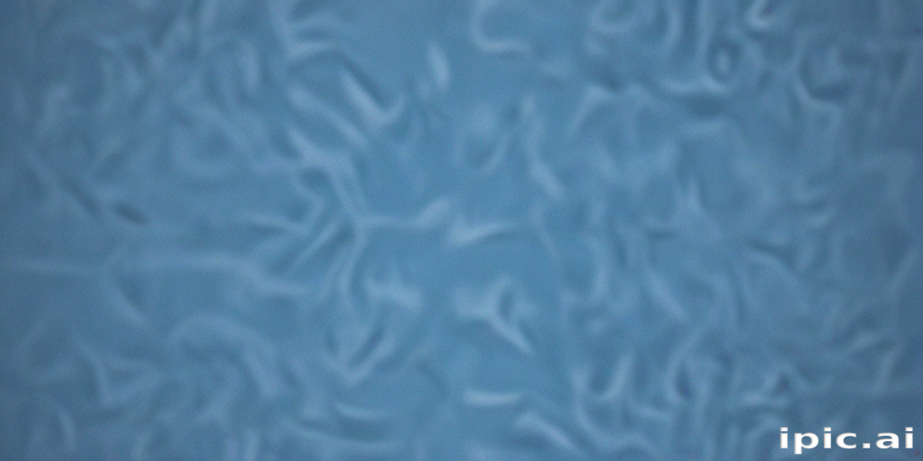 Abstract Blue Texture Featuring Wavy Patterns and Subtle Depth Variations