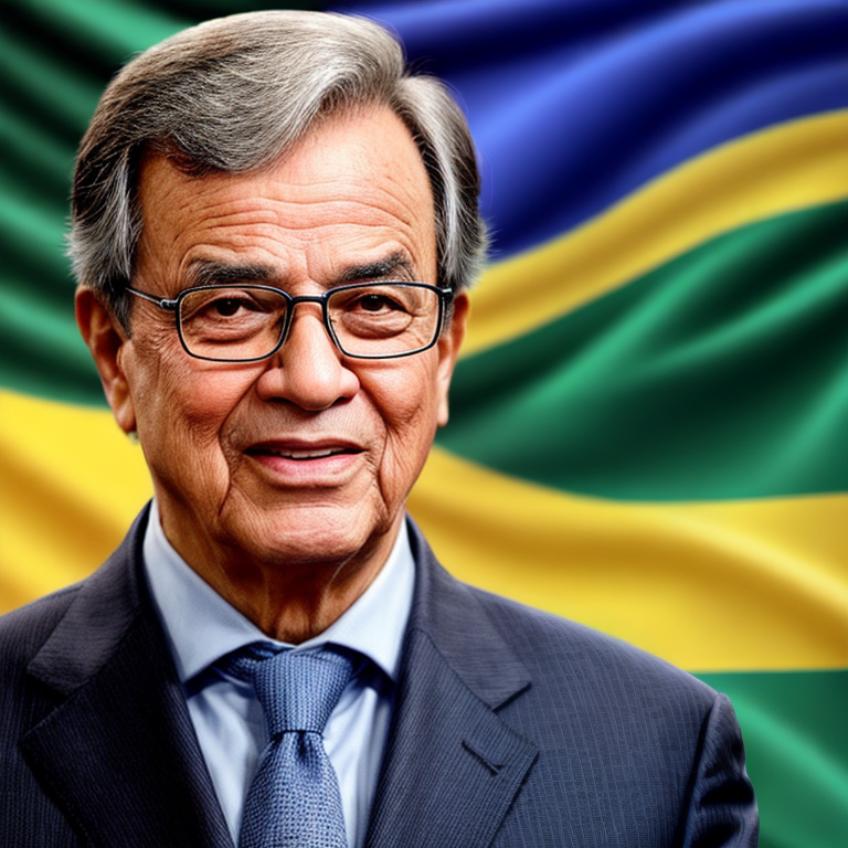 Cria um poster de um filme do ex presidente brasileiro fernando color e ...