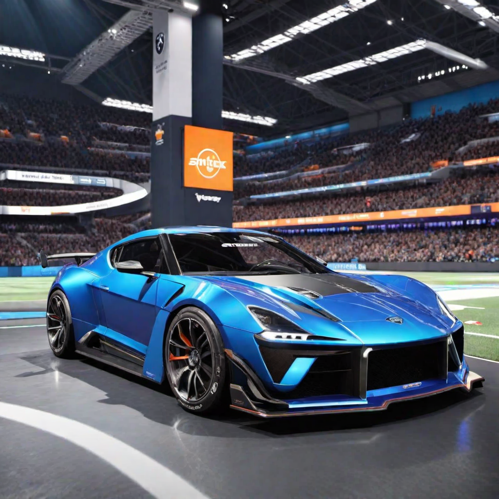 Rocket League League logo with car and ball
