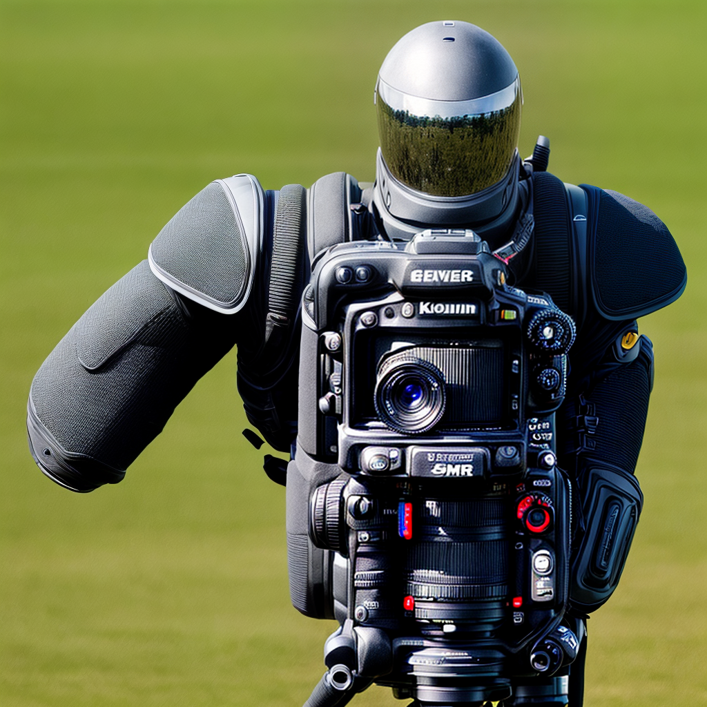 knight with a dslr camera