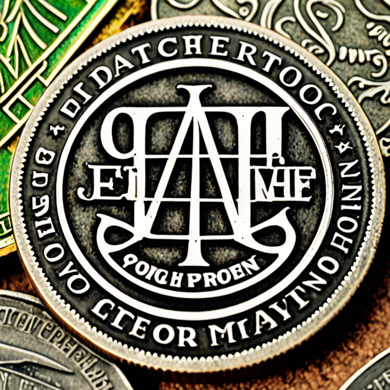 logo with JMF on top of a coin