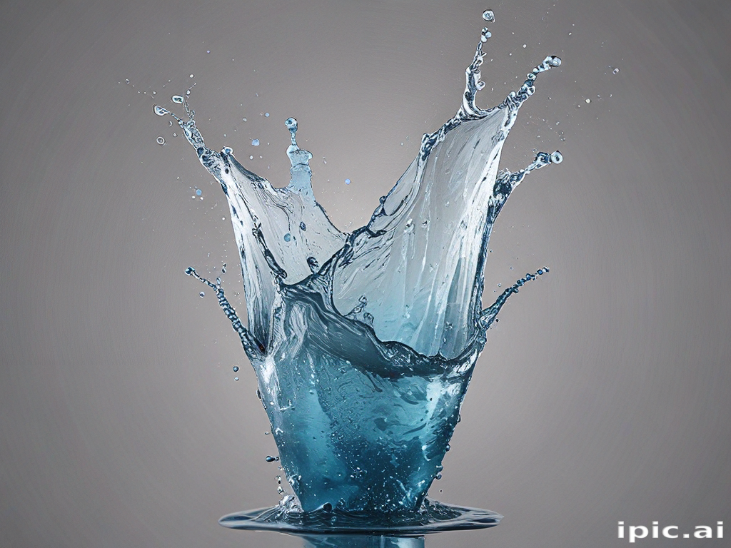 Captivating Splash of Water Creating Beautiful Patterns in Mid-Air