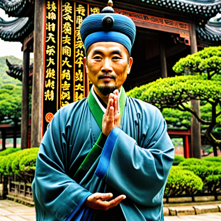 A picture which shows us about Taoism