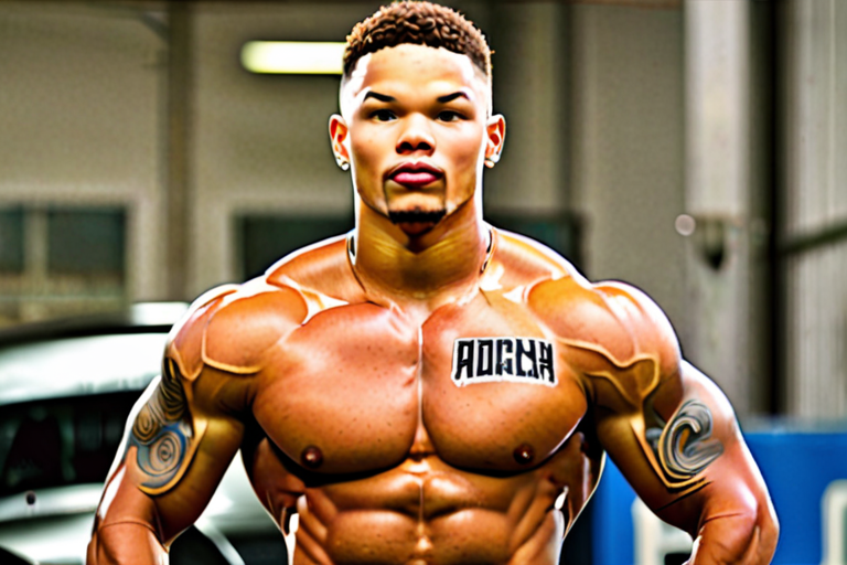 Kane Brown muscle