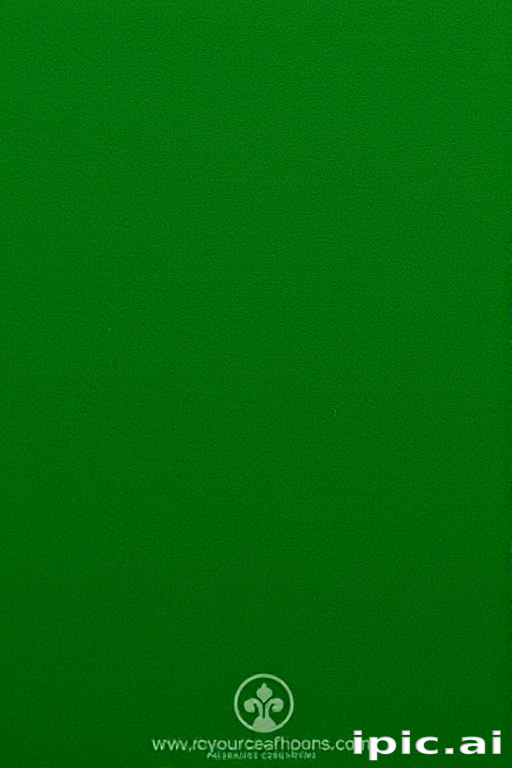 Vibrant Green Background with a Smooth and Uniform Texture Displayed