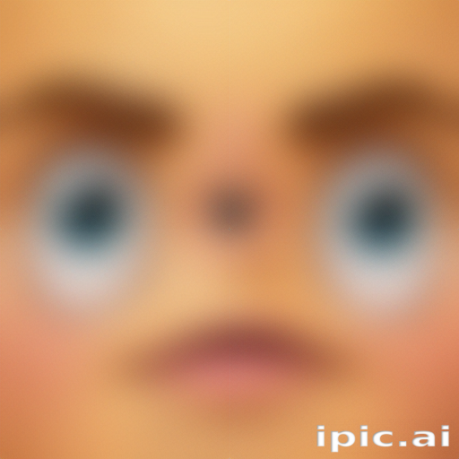 Abstract Representation of a Cartoon Character with Large Eyes and ...