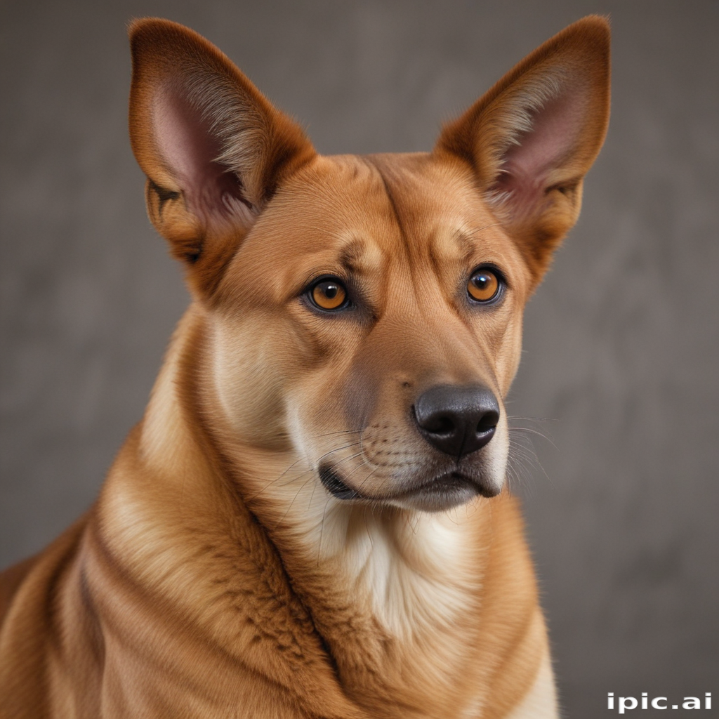 A Majestic Dog Portrait Capturing the Beauty of Canine Expression