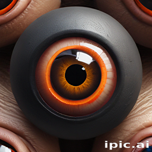 Intricate Design of Multiple Eyes with Striking Colors and Textures