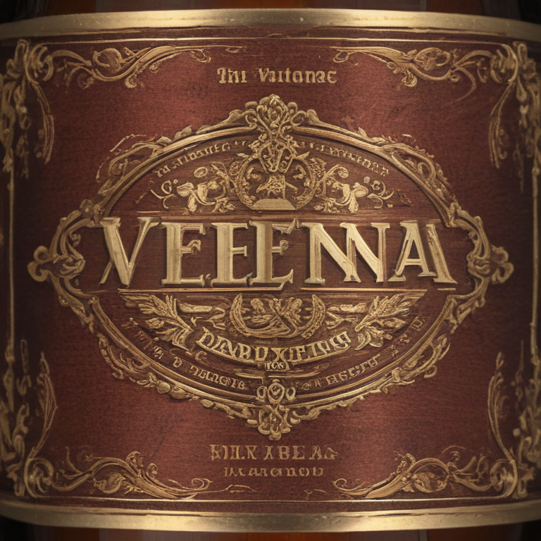 Vienna Lager Beer label