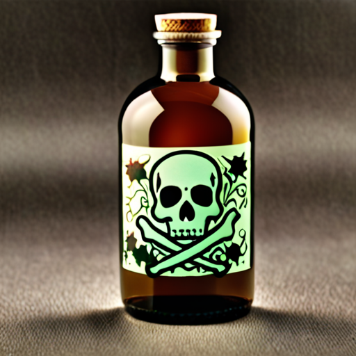 a bottle of poison