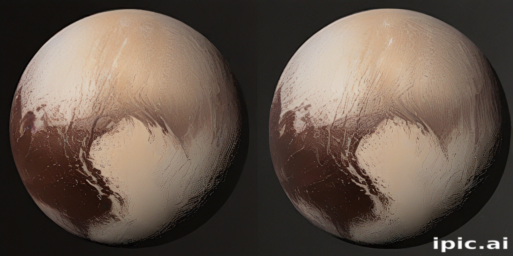Stunning Detailed Views of Pluto's Surface Revealing Its Unique ...