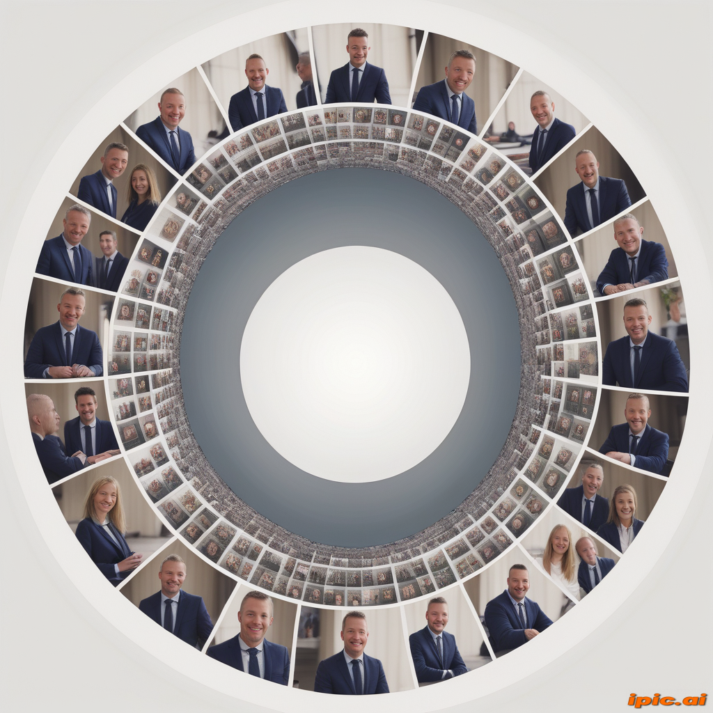 Collage of Professional Portraits Showcasing Diverse Individuals in ...