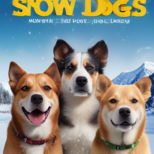 A MOVIE POSTER FOR A MOVIE CALLED 'SNOW DOGS'