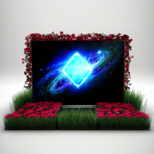 popup 3d animation with the wording "ZAZLIZA", background full of flowers