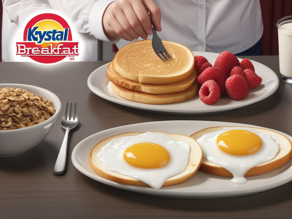 Delicious Breakfast Spread Featuring Pancakes, Eggs, Raspberries, and ...