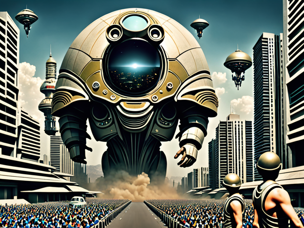surreal asian sci fi invasion surreal art