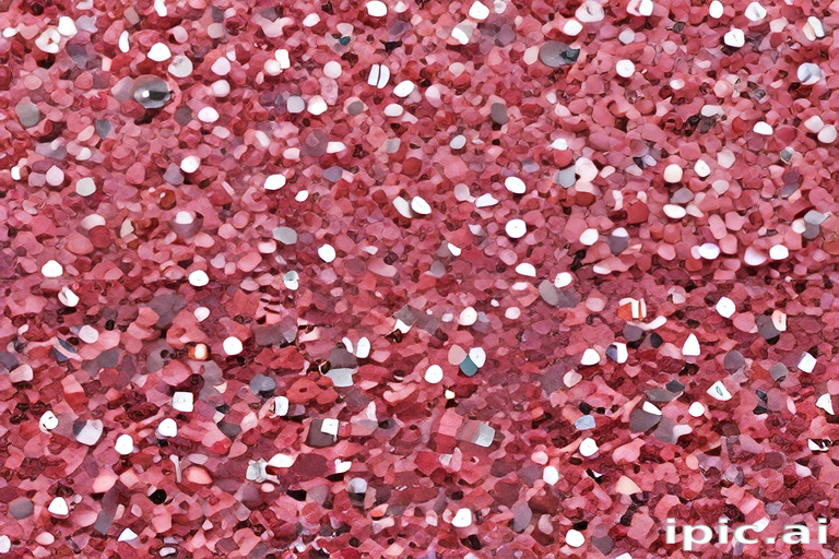 A Close-Up View of Vibrant Pink Sand with Glittering Particles and ...