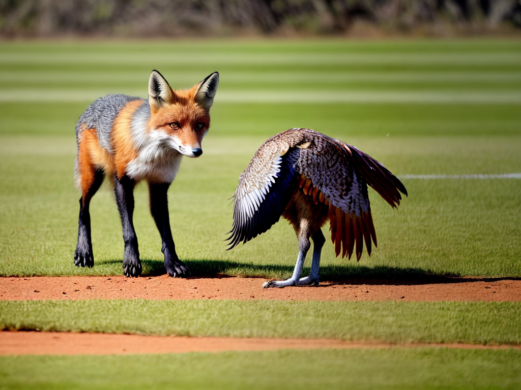 fox eat Thanksgiving turkey dinner