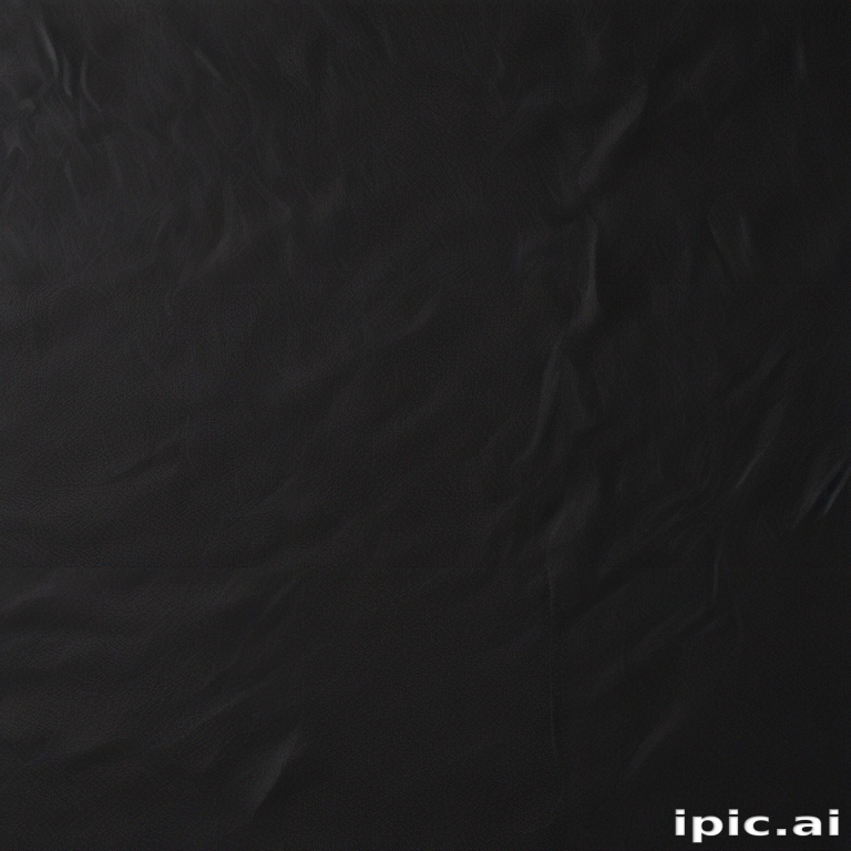 Textured Black Background with Subtle Wrinkles and Depth in Material