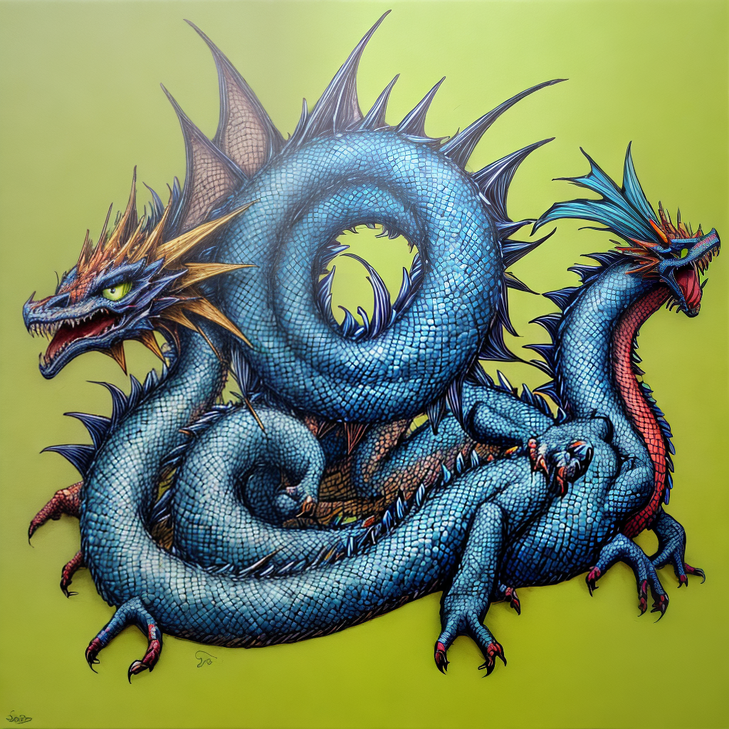 Dab style dragon