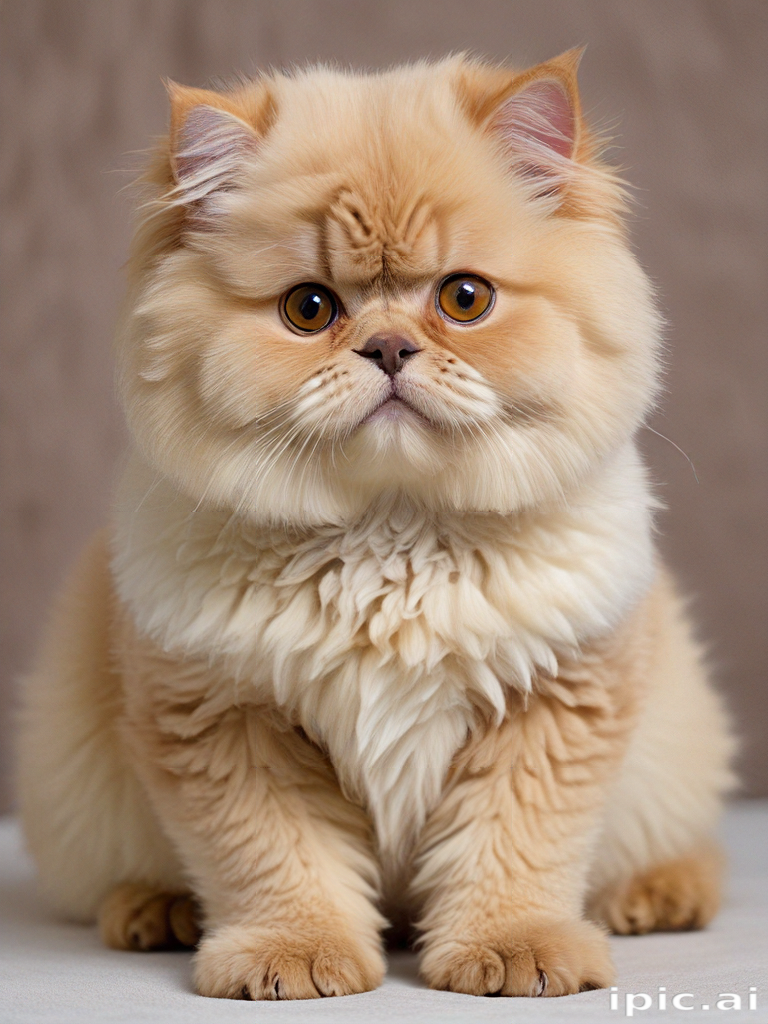 A Fluffy Ginger Cat with Expressive Eyes and Soft, Luxurious Fur.