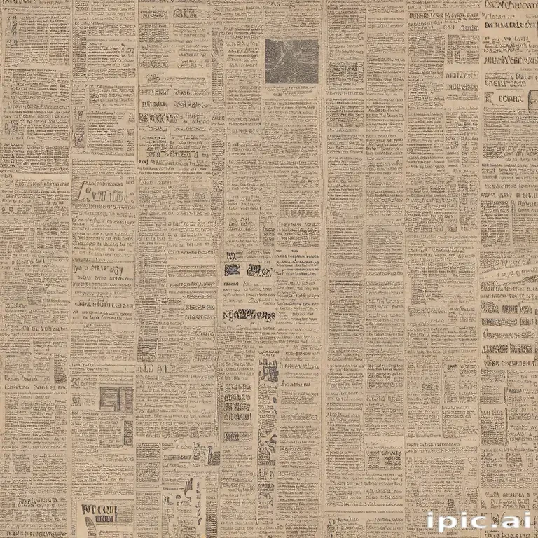Collection of Historical Newspaper Headlines Showcasing Events from the ...