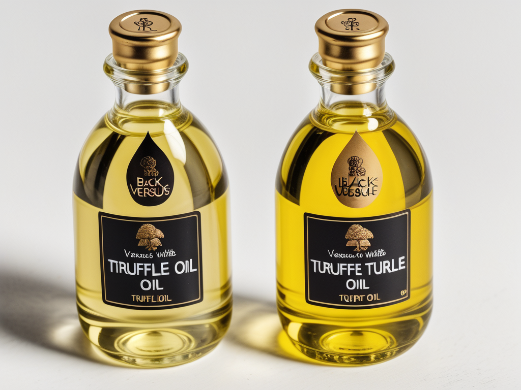 Elegant Bottles of Versatile Truffle Oil for Gourmet Culinary Creations