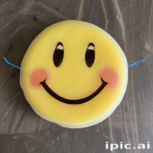 A Cheerful Yellow Smiley Face with Playful Expressions and Vibrant Colors