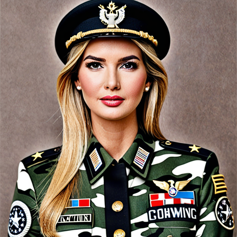 ivanka trump military dictator hat