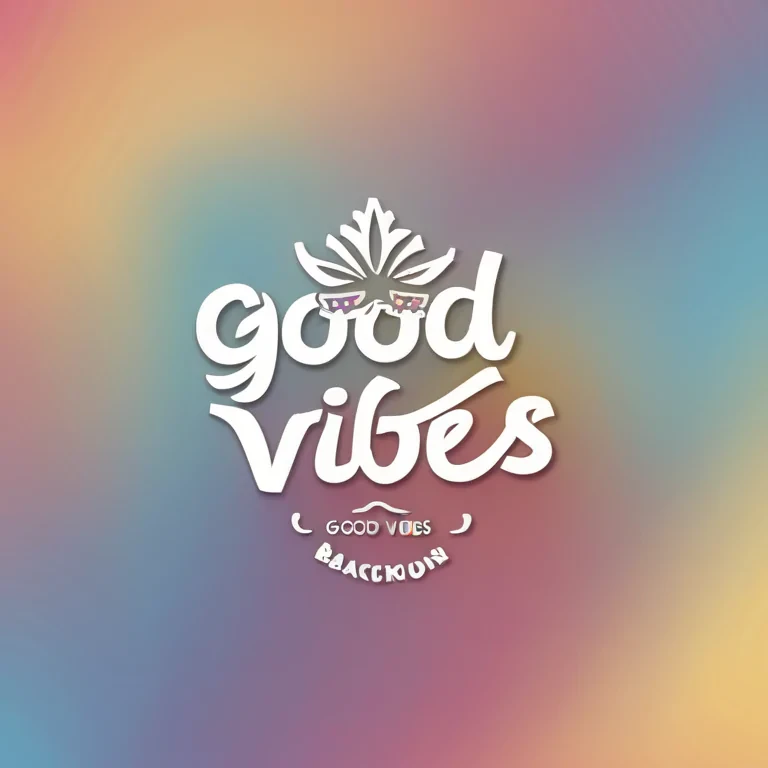Good Vibes: A Colorful Celebration of Positivity and Joyful Energy