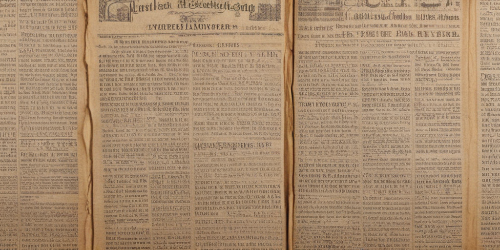 Historic Newspaper Clippings Featuring Articles and Advertisements from ...