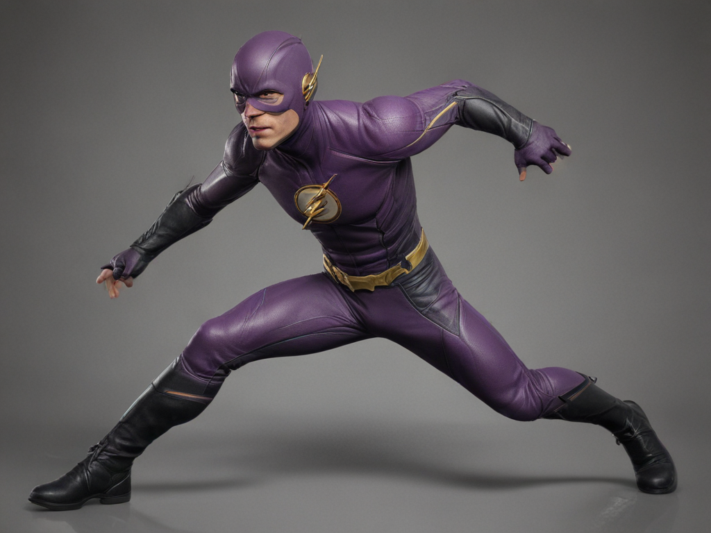 a purple and black version of the flash