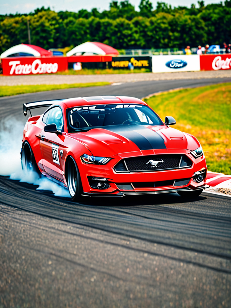 Ford mustang drifting