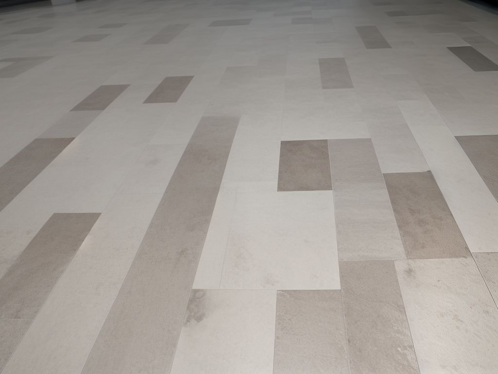 Elegant and Modern Floor Design Featuring Varied Light and Dark Tiles.
