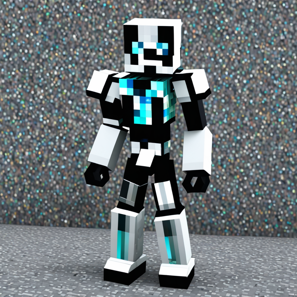 Robo Ice e preto no Minecraft