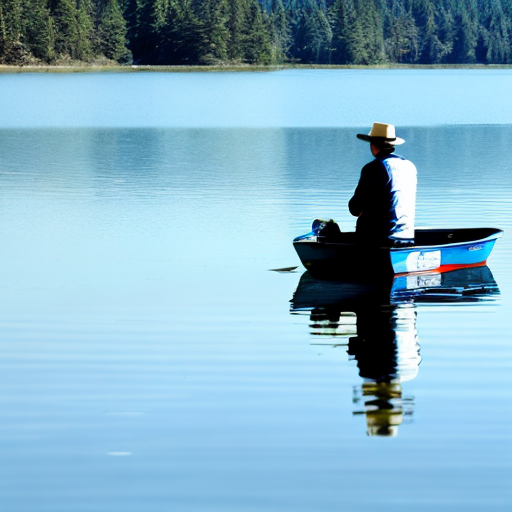 self reflection in the water