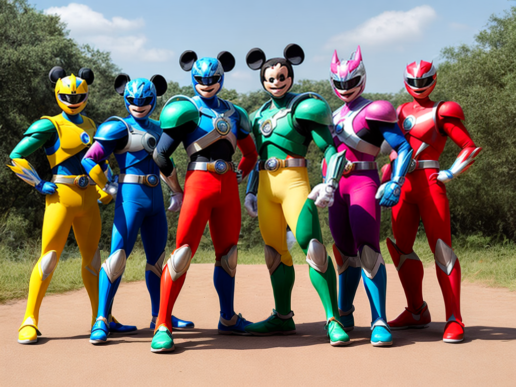 Mickey and Friends is Power Rangers