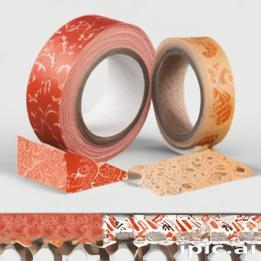 Colorful Decorative Adhesive Tapes with Intricate Patterns and Designs ...