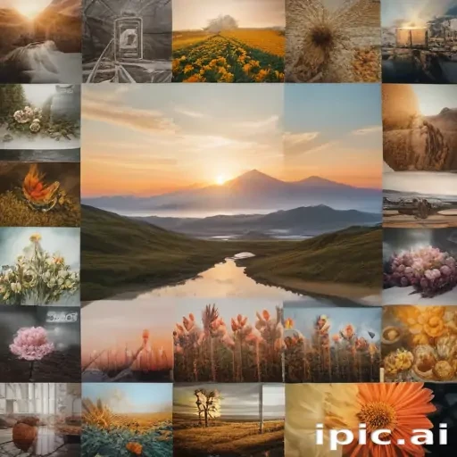 A Beautiful Collage Showcasing Nature's Diversity Through Landscapes ...