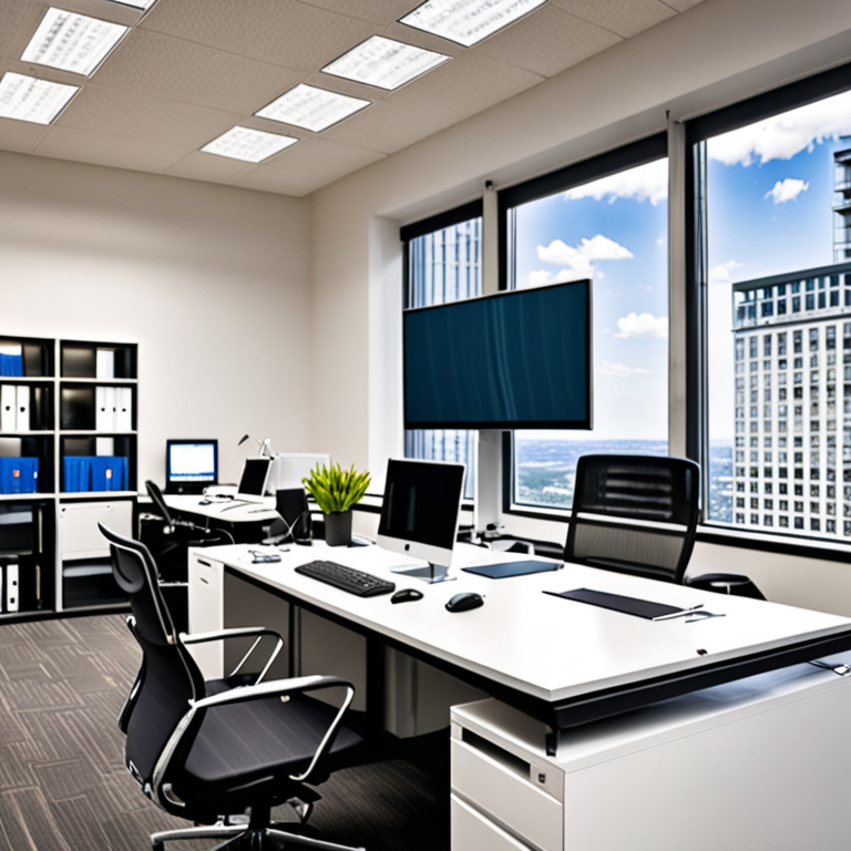 high tech modern office