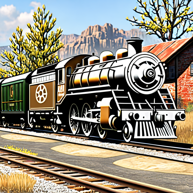 fallout 4 game train themed logo for Krazzy Train productions