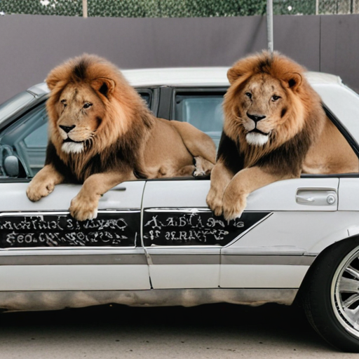 lions up car