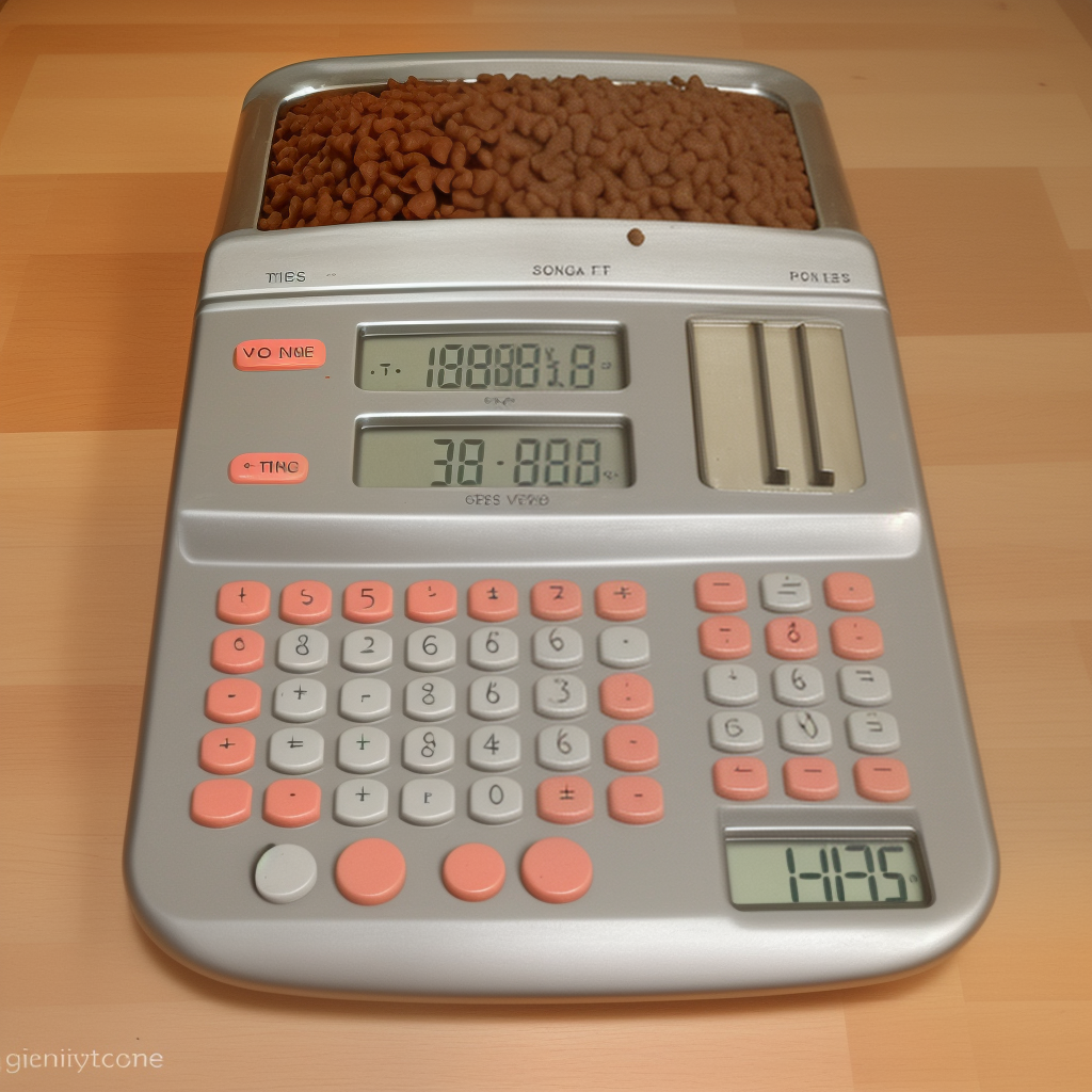 Calculator and Pet Food: Measuring and Managing Your Pet's Nutrition Needs