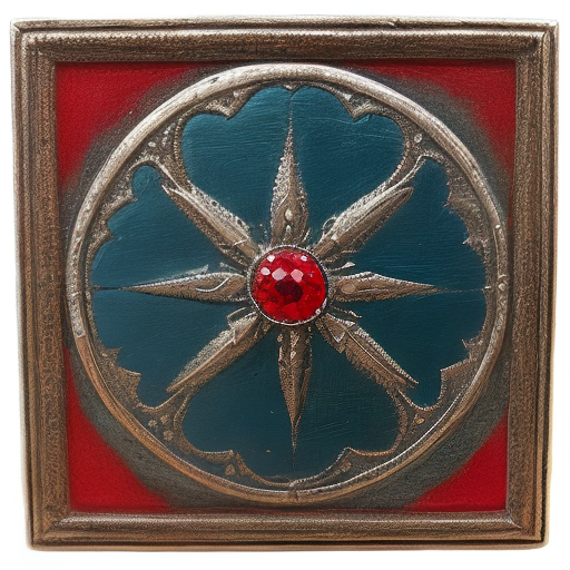 mythical silver sword with red line