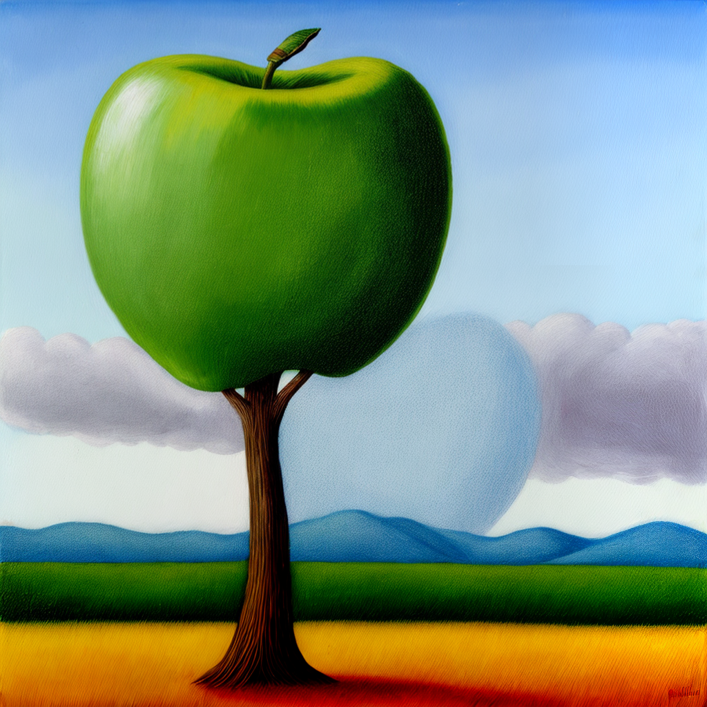 Magritte apple