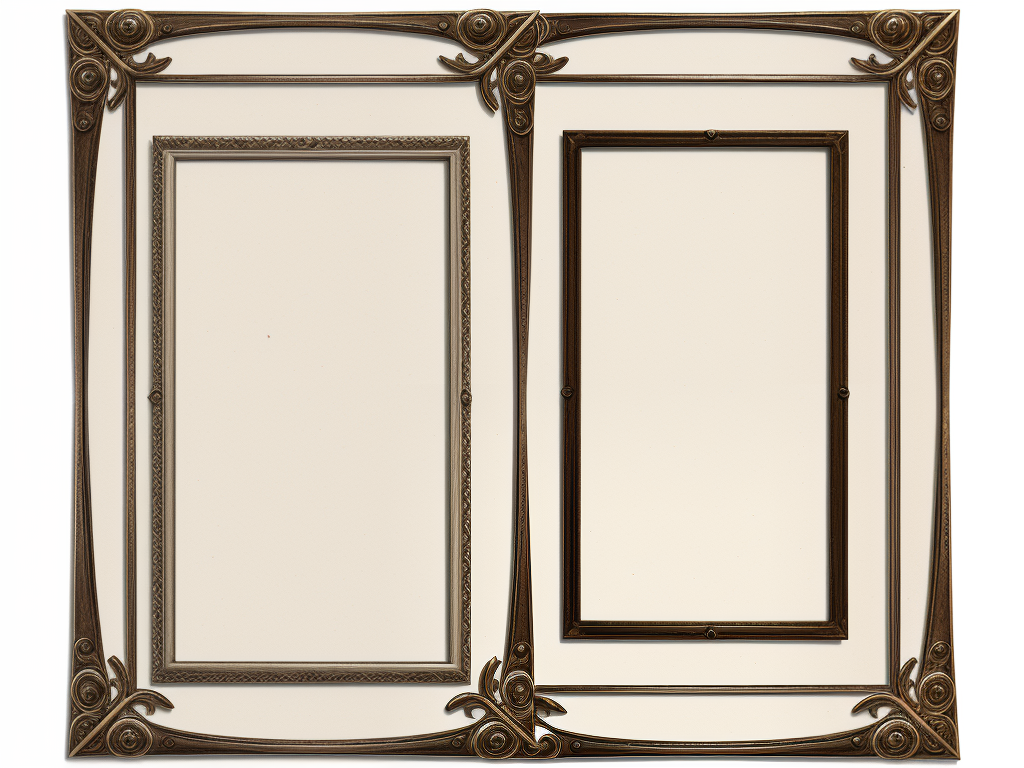 Elegant Dual Picture Frames Ready to Showcase Your Cherished Memories