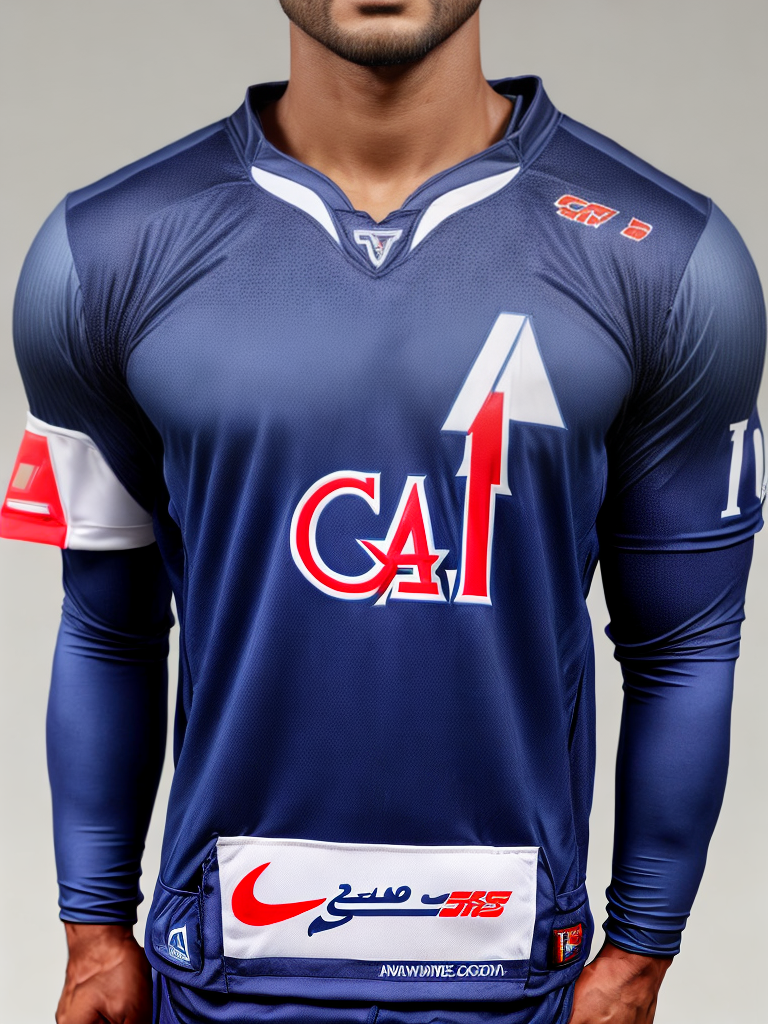 name Awais written on back with jersey